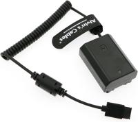 China Alvin's Cables NP-FZ100 Dummy Battery To Ronin S Gimbal Power Coiled Cable For Sony Alpha A9II A9 A7RIV A7RIII A7III A7S for sale