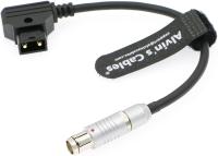China Fischer 6 Pin Female to D-tap Power Cable for Vision Research Phantom Miro L320S M320S| VEO4K 990| VEO4K 590 24cm for sale