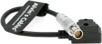 China Fischer 6 Pin Female to D-tap Power Cable for Vision Research Phantom Miro L320S M320S| VEO4K 990| VEO4K 590 24cm for sale