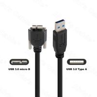 China Alvin'S Cables USB 3.0 USB A To Micro B Data Cable For Basler ACE Camera Micro B Locking Screws To Type A Shielded Cable for sale