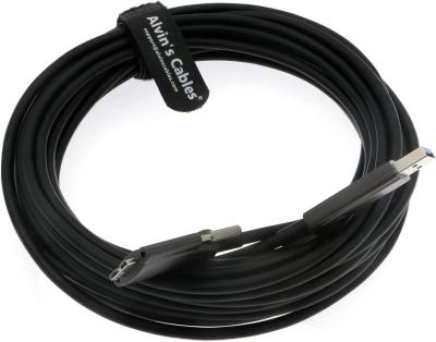 China Alvin'S Cables USB 3.0 To Micro B Fiber Optics Data Cable For Basler ACE Camera Micro B Locking-Screws To Type A Shielde for sale
