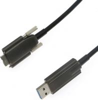 China Alvin'S Cables USB 3.0 To Micro B Fiber Optics Data Cable For Basler ACE Camera Micro B Locking-Screws To Type A Shielde for sale