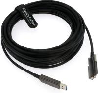 China Alvin'S Cables USB 3.0 To Micro B Fiber Optics Data Cable For Basler ACE Camera Micro B Locking-Screws To Type A Shielde for sale