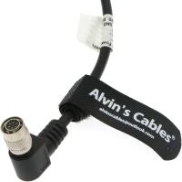 China Alvin's Cables Hirose 6 Pin Female Right Angle Twisted Power IO Trigger Cable for Basler GIGE AVT CCD Camera 10M| 32.8FT for sale
