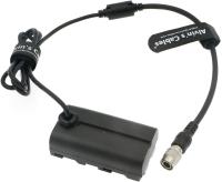 China NP F550 Dummy Battery To Hirose 4 Pin Male Power Cable For Sony To Feelworld Monitor 7'' F7 Alvin'S Cables for sale