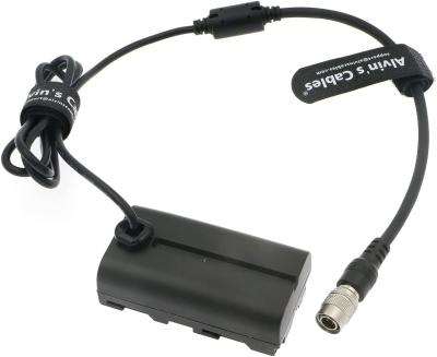 China NP F550 Dummy Battery To Hirose 4 Pin Male Power Cable For Sony To Feelworld Monitor 7'' F7 Alvin'S Cables for sale