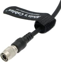 China NP F550 Dummy Battery To Hirose 4 Pin Male Power Cable For Sony To Feelworld Monitor 7'' F7 Alvin'S Cables for sale