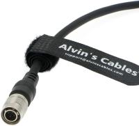 China NP F550 Dummy Battery To Hirose 4 Pin Male Power Cable For Sony To Feelworld Monitor 7'' F7 Alvin'S Cables for sale