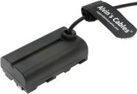 China NP F550 Dummy Battery To Hirose 4 Pin Male Power Cable For Sony To Feelworld Monitor 7'' F7 Alvin'S Cables for sale