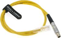 China Alvin's Cables Ethernet Cable For Phantom VEO-S UHS T-Series V2640 Onyx Flex4K Camera Fischer 8 Pin To RJ45 Cable 71cm for sale