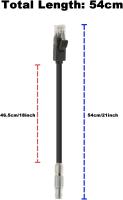 China Alvin's Cables 10 Pin Male To RJ45 Ethernet Cable For ARRI Alexa Mini LF  LF  Mini SXT Camera 54cm 21.3inches for sale