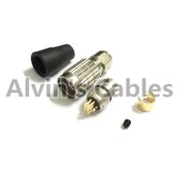 China Hirose 8 Pin Circular Metal Connectors HR25-7TP-8P Silver Contact Plating for sale