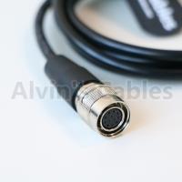 China HR10A-10P-12S 12pin Hirose Female to 5.5 2.5mm DC Cable For Sony XC75 camera for sale