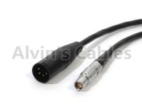 China XLR 4 Pin Male to 6 Pin Female Power Cable For Red Epic Scarlet for sale