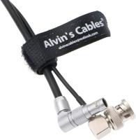 China Combination Cable For Zacuto Gratical Eye Viewfinder Teradek Rotatable Right Angle 2Pin To Dtap Right Angle BNC To BNC for sale