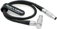 China Alvin'S Cables 6 Pin Male To Right Angle 6 Pin Female Power Cable For DJI Ronin-2 Gimbal Stabilizer To RED Epic&Scarlet for sale