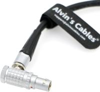 China Alvin'S Cables 6 Pin Male To Right Angle 6 Pin Female Power Cable For DJI Ronin-2 Gimbal Stabilizer To RED Epic&Scarlet for sale