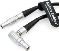 China Alvin'S Cables 6 Pin Male To Right Angle 6 Pin Female Power Cable For DJI Ronin-2 Gimbal Stabilizer To RED Epic&Scarlet for sale
