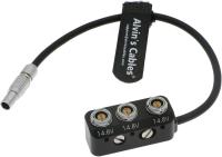 China Alvin's Cables 1 To 3 Mini Power Splitter Box Cable For Redrock Micro Power Pack 12V 3 Pin Male To 3 Ports 2 Pin Female for sale