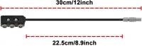 China Alvin's Cables 1 To 3 Mini Power Splitter Box Cable For Redrock Micro Power Pack 12V 3 Pin Male To 3 Ports 2 Pin Female for sale