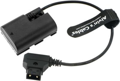 China Alvin'S Cables E6 Dummy Battery To D Tap Power Cable For Canon R5C Camera 30CM 12Inches for sale