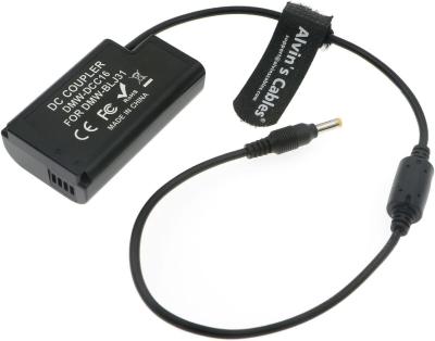 China Alvin'S Cables Straight DC To DMW-DCC16 Dummy Battery Power Cable For Panasonic LUMIX S1 S1M S1R S1RM S1H Camera for sale