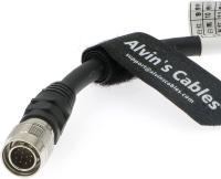 China Alvin's Cables 12 Pin Hirose Male HR10A-10P-12P High Flex Power IO Cable For Camera 1m for sale