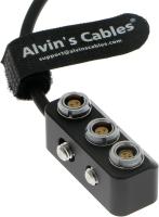 China Run Stop Power Cable ARRI Alexa Mini LF RS 3 Pin To RS 3 Pin And 2×2 Pin 1 To 3 Power Splitter Box For ARRI RED Teradek for sale