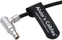 China Teradek-MDR.X Run Stop Cable For RED DSMC2 Camera Rotatable Right Angle 6 Pin To RS 3 Pin Alvin'S Cables 30cm for sale