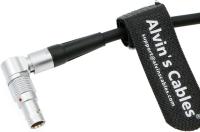 China Alvin's Cables Power Cable For Tilta Nucleus M Motor Rotatable Right Angle 7 Pin Male To D Tap Power Cable 35CM 13.8in for sale