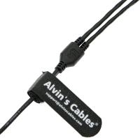 China Low Profile TA5F To Dual TA3M Audio Cable For Wisycom MCR54 LP Mini-XLR-5 Pin Female To 2 LP Mini-XLR-3 Pin Male for sale