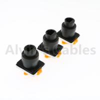 China Alvin's Cables RJ45 Waterproof Connector Sockets IP65 Ethernet Panel Mount RJ45 Connector 3 Pcs for sale