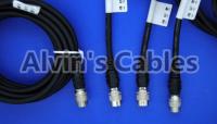 China Power I/O Cat6 M12 Cable Assembly HRS 12 Pin Hirose Female Open Twisted For Basler Camera GigE 3m for sale