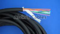 China Power I/O Cat6 M12 Cable Assembly HRS 12 Pin Hirose Female Open Twisted For Basler Camera GigE 3m for sale