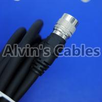 China Power I/O Cat6 M12 Cable Assembly HRS 12 Pin Hirose Female Open Twisted For Basler Camera GigE 3m for sale