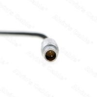 China Flexible Power Cable For Teradek Bond SmallHD Monitor Rotatable Right Angle 2 Pin Male To 2pin Male Braided Wire 45cm for sale