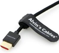 China 8K 2.1 Full HDMI Braided Coiled Cable For Atomos Ninja-V 4K 60P Record From Z-CAM For Canon-C70 For Sony A7S3/A9/A74 for sale