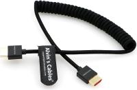 China 8K 2.1 Full HDMI Braided Coiled Cable For Atomos Ninja-V 4K 60P Record From Z-CAM For Canon-C70 For Sony A7S3/A9/A74 for sale