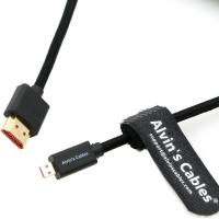 China 8K 2.1 Micro HDMI To HDMI Braided Coiled Cable For Atomos Ninja V 4K-60P Record 48Gbps HDMI For Canon R5C/R5/R6 for sale