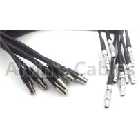 China 12V Female Coiled Arri Power Cable Lemo 2 Pin Male To Mini XLR 4 Pin For TV Logie Monitor for sale