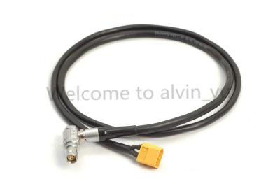 China XT60 to 1B 6 Pin Right Angle Female Power Cable for Red Scarlet Epic for sale