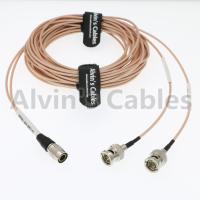 China Coax Two BNC To Fischer HD SDI BNC Cable Male To Male With Copper Conductor for sale
