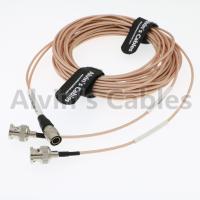 China Coax Two BNC To Fischer HD SDI BNC Cable Male To Male With Copper Conductor for sale