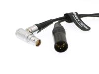 China ARRI ALEXA MINI Power Cable XLR 4 Pin Male To Lemo Right Angle 2B 8 Pin Female for sale