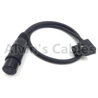 China Neutrik XLR 4 Pin Female To D-Tap Cable Power Cord Camera PT-2 for sale