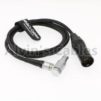 China XLR 4 Pin Male to Right Angle Female 1B 6 Pin Elbow Cable For Red Scarlet Epic for sale