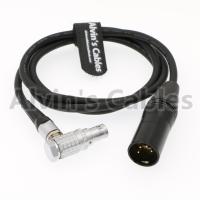 China XLR 4 Pin Male to Right Angle Female 1B 6 Pin Elbow Cable For Red Scarlet Epic for sale