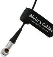 China Alvin's Cables RED Komodo Timecode Cable Right Angle DIN To Right Angle EXT 9 Pin Male Timecode In Cable for sale