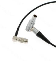 China Alvin's Cables RED Komodo Timecode Cable Right Angle DIN To Right Angle EXT 9 Pin Male Timecode In Cable for sale