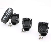 China 3Pcs RJ45 Waterproof Sockets IP65 Ethernet Panel Mount RJ45 Connector Black for sale